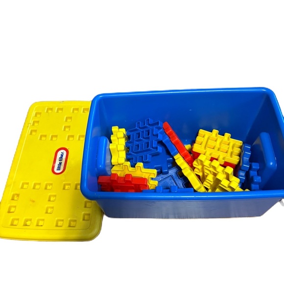 Little Tikes | Toys | Little Tikes Waffle Building Block Storage Tub ...